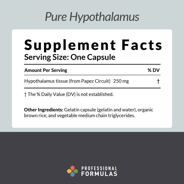 Professional Formulas Pure Hypothalamus - 90ct | VitaLiving