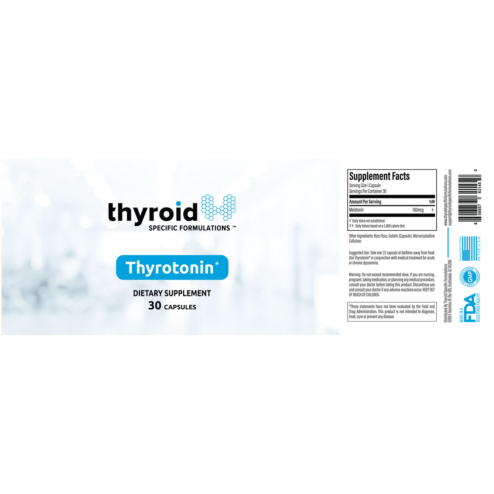 Thyroid Specific Formulations Thyrotonin 30 Caps | VitaLiving
