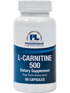 Progressive Labs L-Carnitine 500 60 caps | VitaLiving