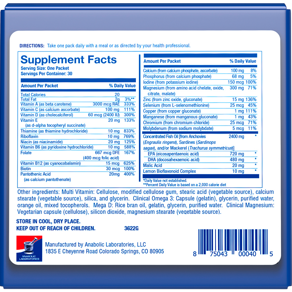 Essential Nutrition Pack 30 packets