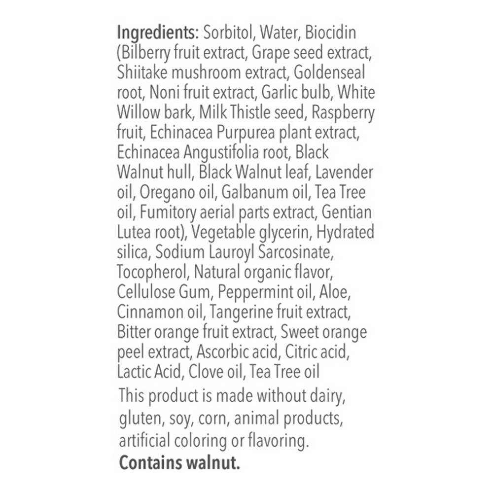 Biocidin Botanicals Dentalcidin Broad-Spectrum Toothpaste with Biocidin ...