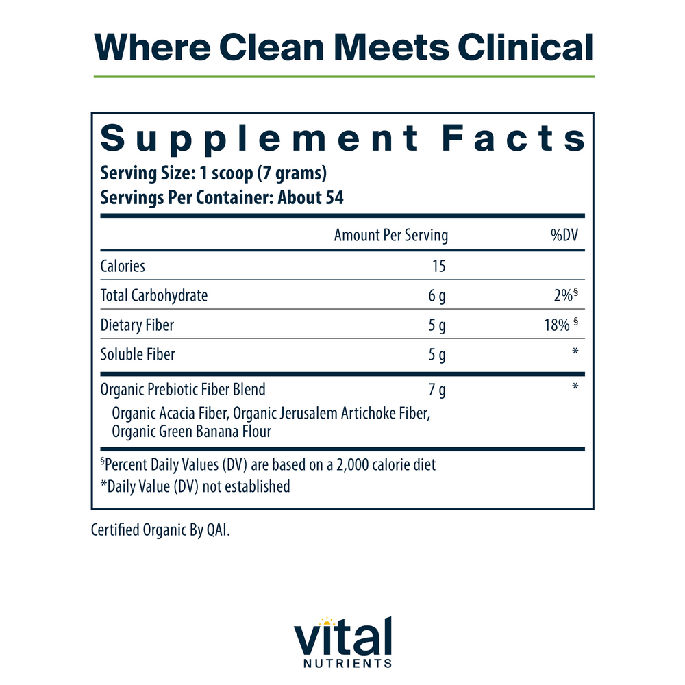 VItal Nutrients Hyperbiotics PRE Biotic Powder 375 gm | VitaLiving