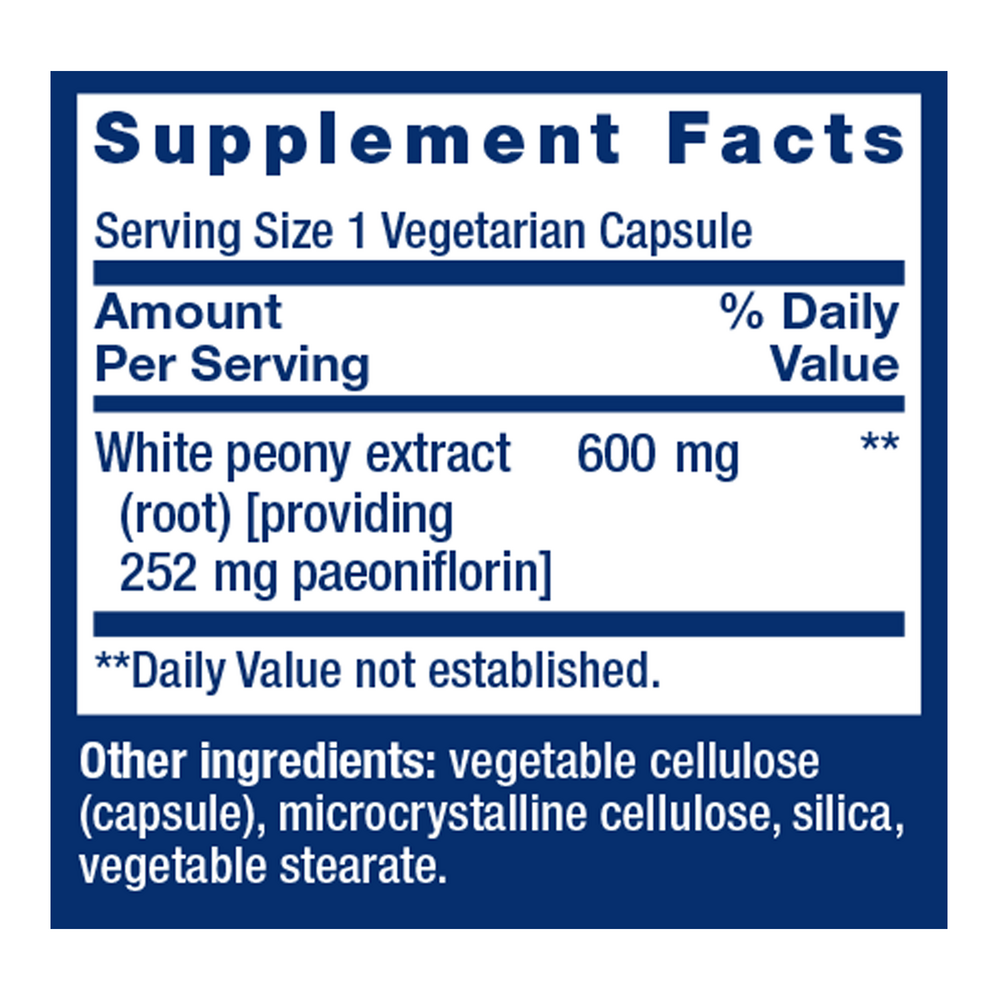 Life Extension Peony Immune 600 mg 60 vegcaps | VitaLiving