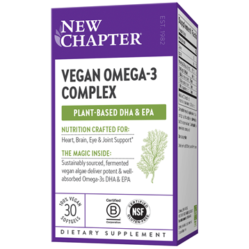 New Chapter Vegan Omega 3 Complex 30 softgels | VitaLiving