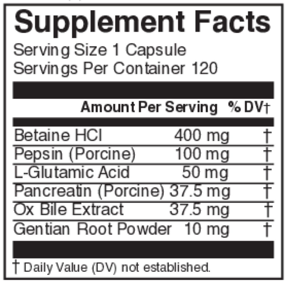 Nutritional Frontiers BetaZyme 120 vegcaps | VitaLiving