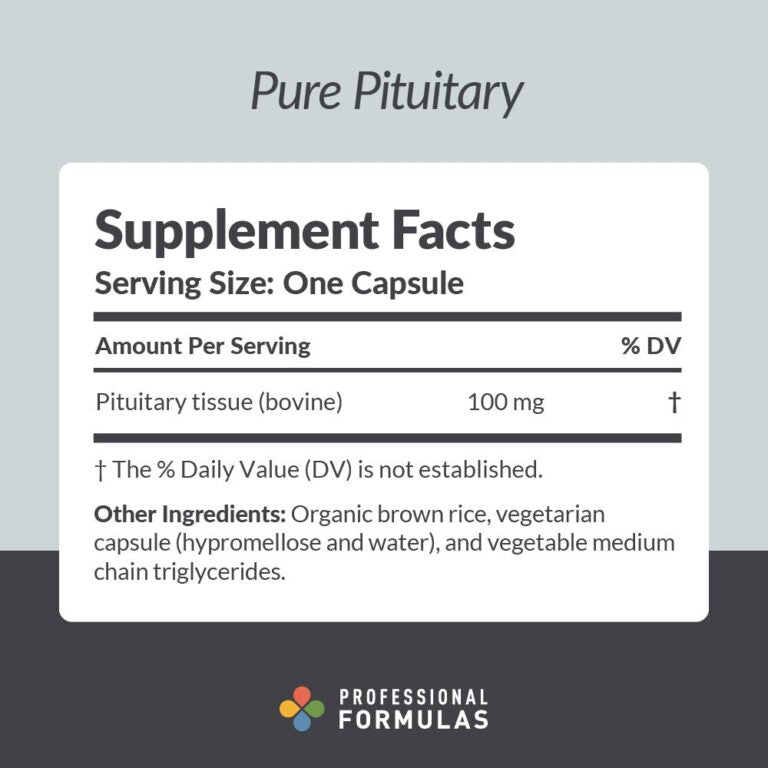 Professional Formulas Pure Pituitary - 60 Capsules | VitaLiving