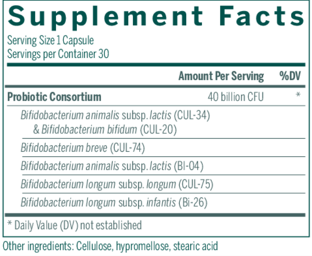 Seroyal/Genestra HMF Bifido Capsules 30 vegcaps | VitaLiving