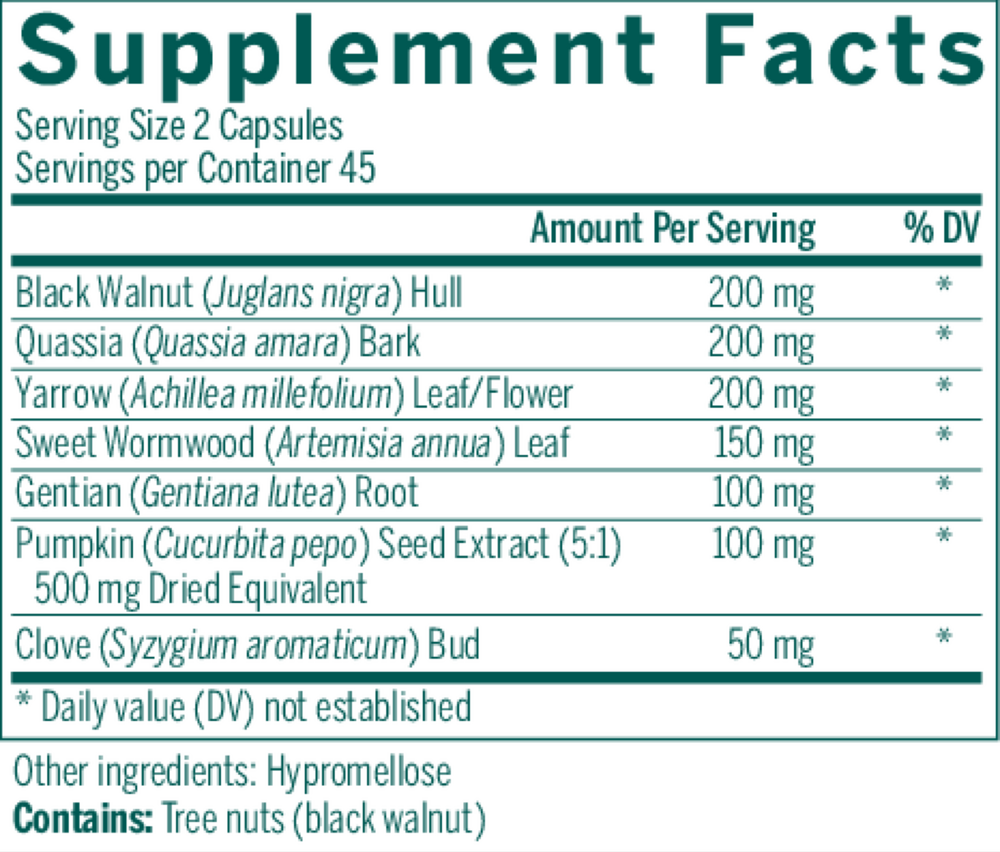 Seroyal/Genestra Black Walnut Capsules 90 Vcaps | VitaLiving