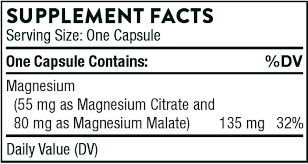 Thorne Magnesium Citramate 90 caps | VitaLiving