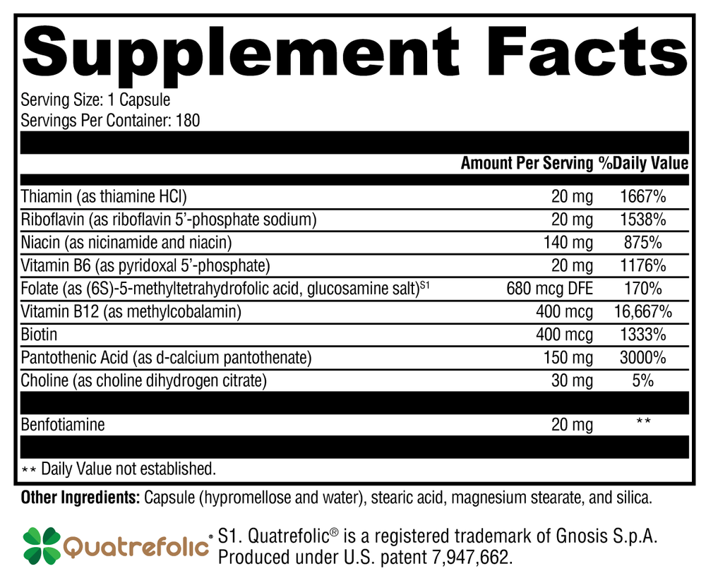 Xymogen B Activ 180 C | VitaLiving