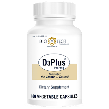 Bio-Tech D3 Plus 180 vegcaps | VitaLiving