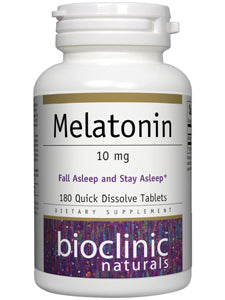 Bioclinic Naturals Melatonin 10mg 180 tabs | VitaLiving