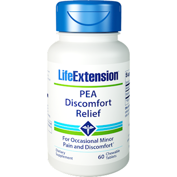 Life Extension PEA Discomfort Relief 60 chew tabs | VitaLiving