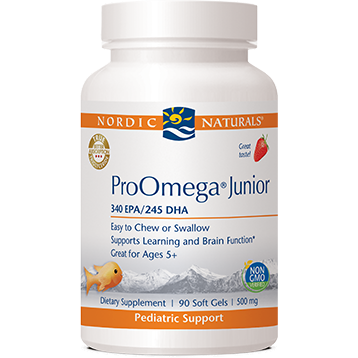 Nordic Naturals ProOmega Junior Strawberry 500mg | VitaLiving