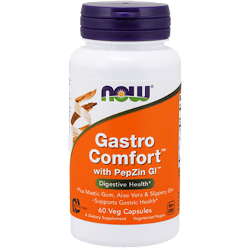 Now Gastro Comfort w/ PepZin GI 60 vegcaps | VitaLiving
