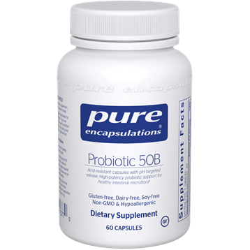 Pure Encapsulations Probiotic 50B soy dairy free 60c | VitaLiving